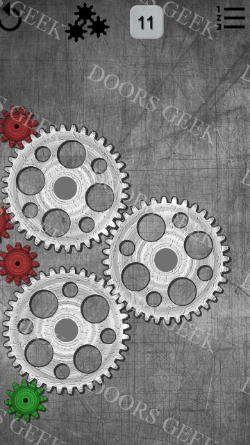 Gears Logic Puzzles Level 11 Solution ~ Doors Geek