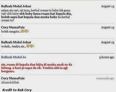 ZaFairMAS: CARA HILANGKAN RUAM PADA MUKA ATAU KULIT BAYI