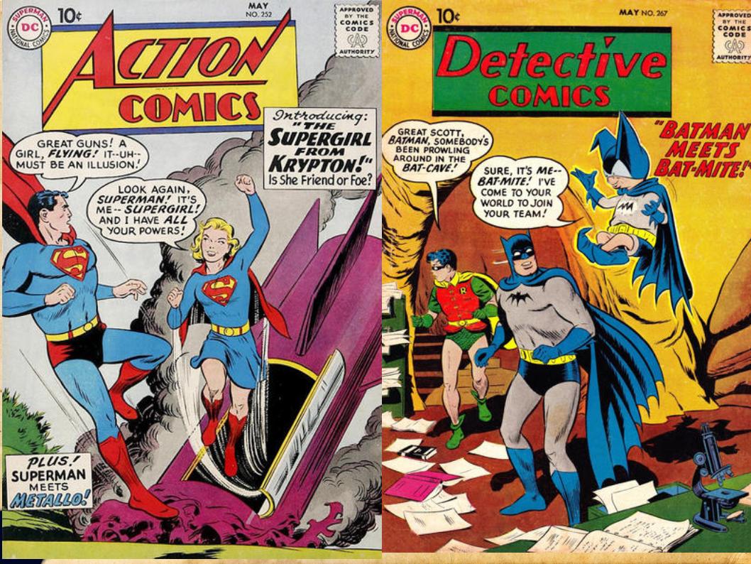 Dave's Comic Heroes Blog: When Did Action Comics Overtake Detective Comics