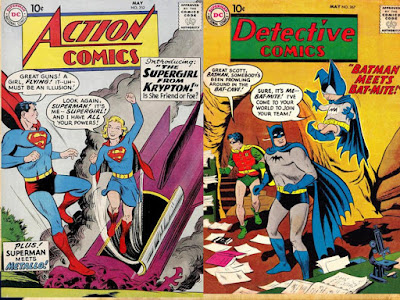 Dave's Comic Heroes Blog: When Did Action Comics Overtake Detective Comics