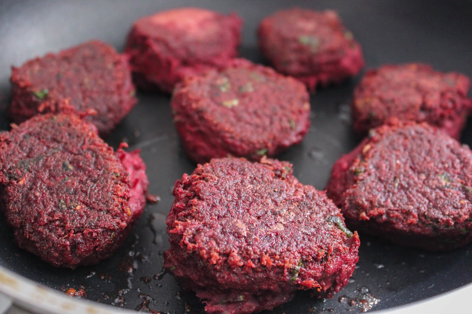Black Bean and Beetroot Falafel