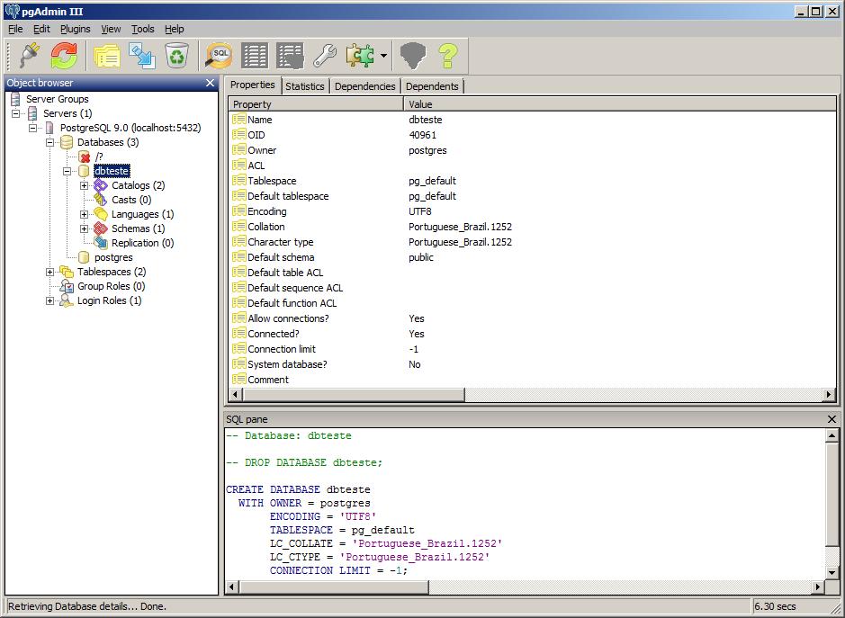 CotrimPira: Criando um Banco de Dados no PostgreSQL no Windows CotrimPira: Criando um Banco de Dados no PostgreSQL no Windows