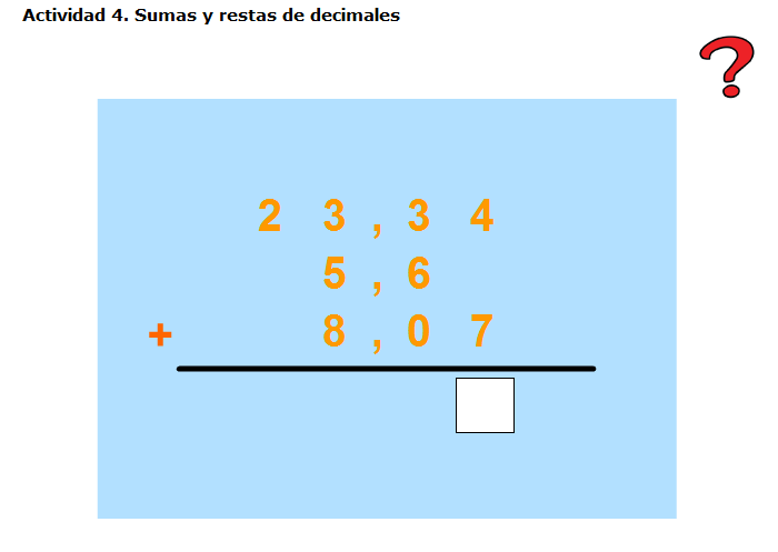 CON LÁPIZ Y TECLAS: Aprendemos con los números decimales y los bloques ...