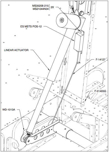 E's Van's RV-14A: Avionics: Flap position sensor.