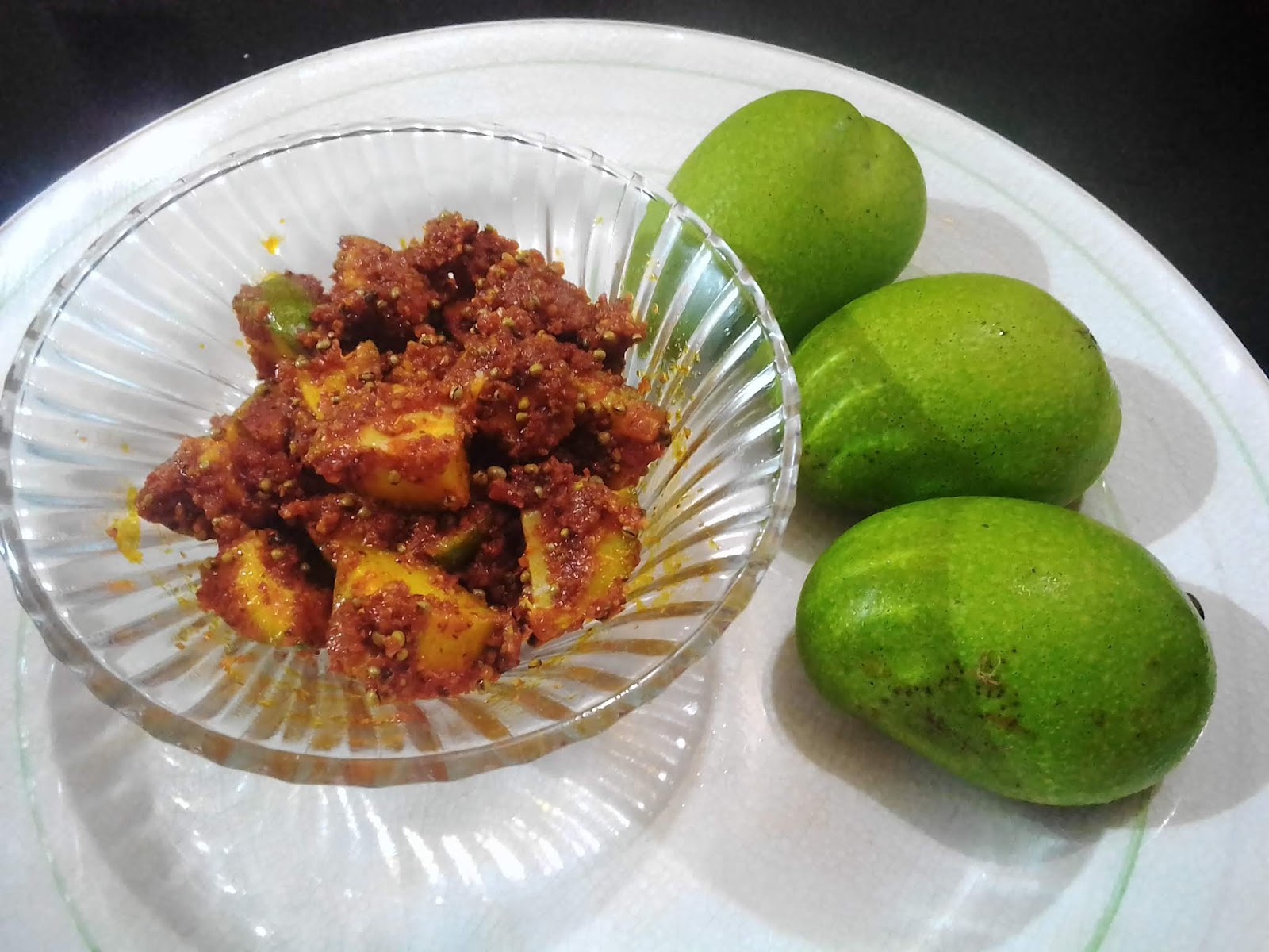 Amleche lonche- instant raw mango pickle