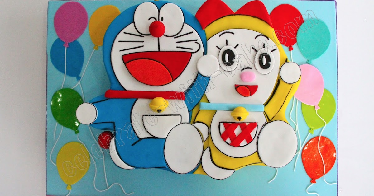 Celebrate with Cake!: Doraemon & Dorami Cake