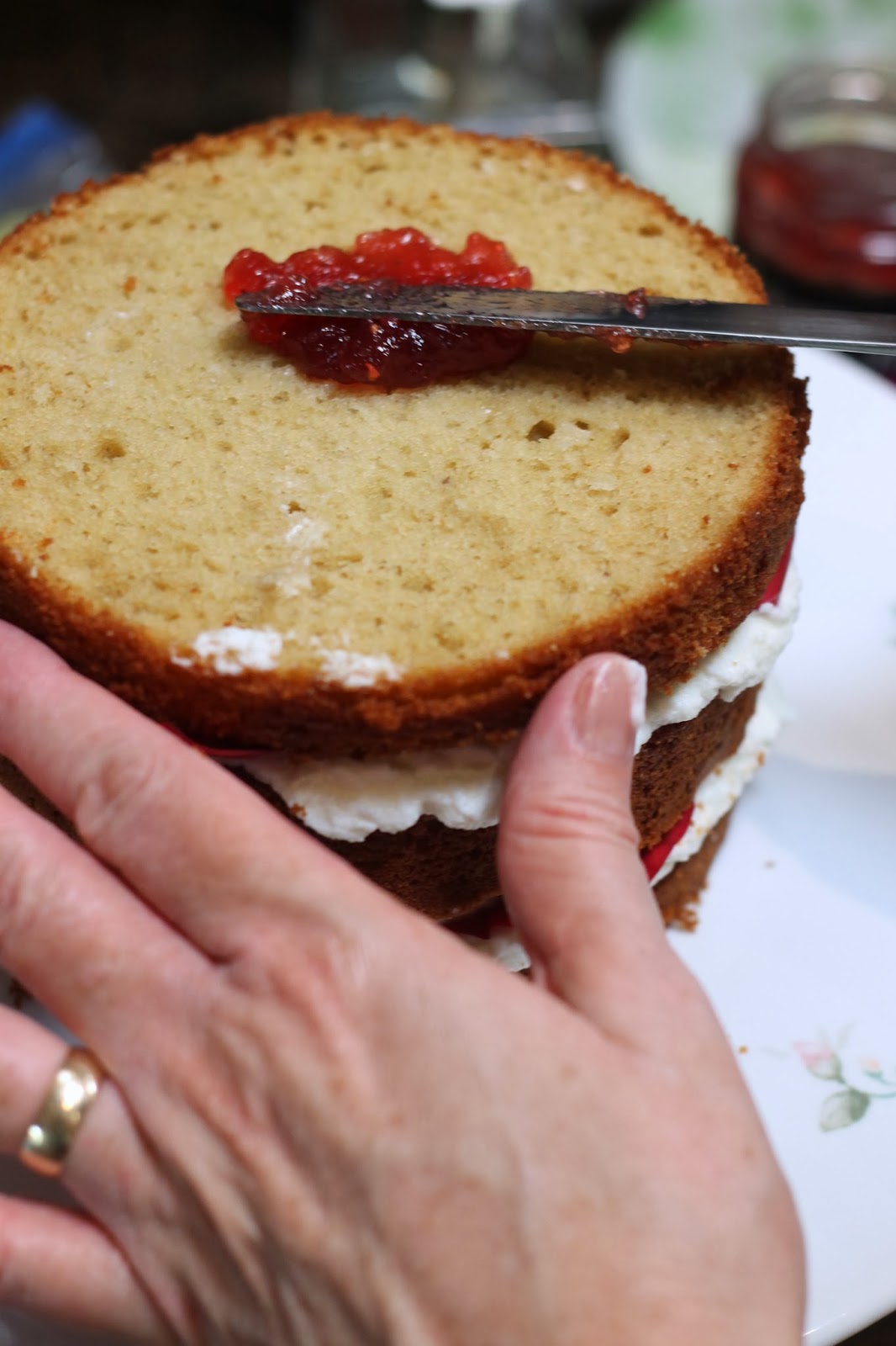 Where Your Treasure Is: Rosewater Raspberry Tea Cake