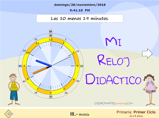 didactmaticprimaria: Reloj didáctico