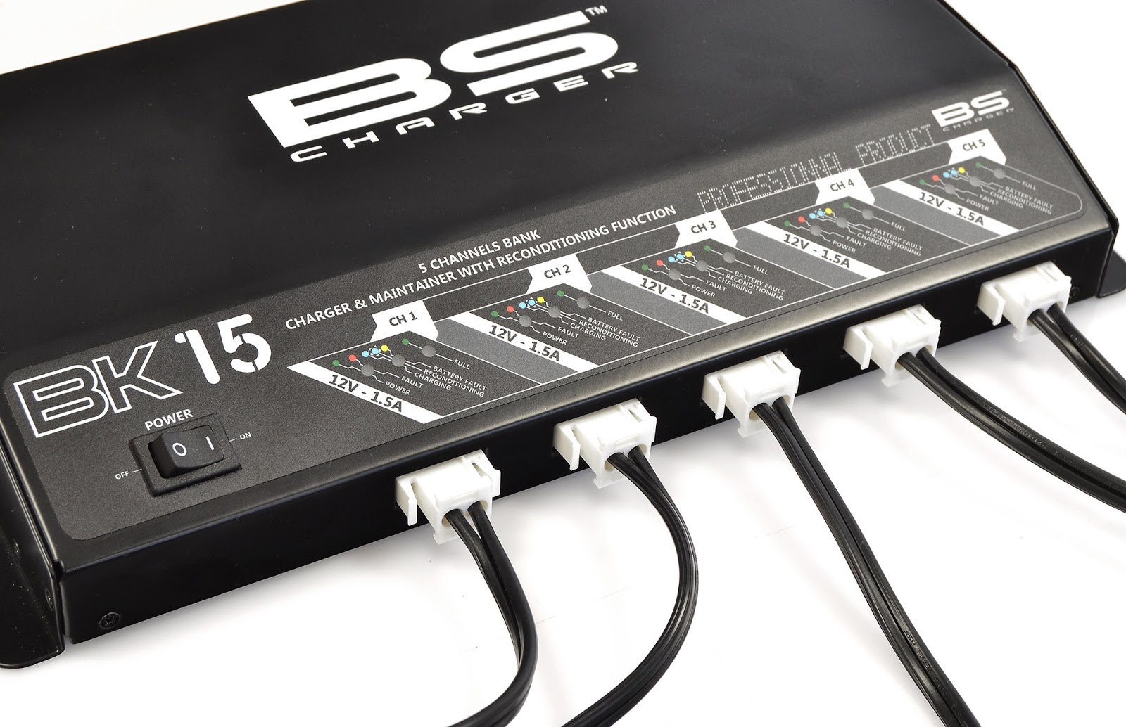 Επαγγελματικός Φορτιστής Συντηρητής Μπαταρίας BS Battery BK-15 ...