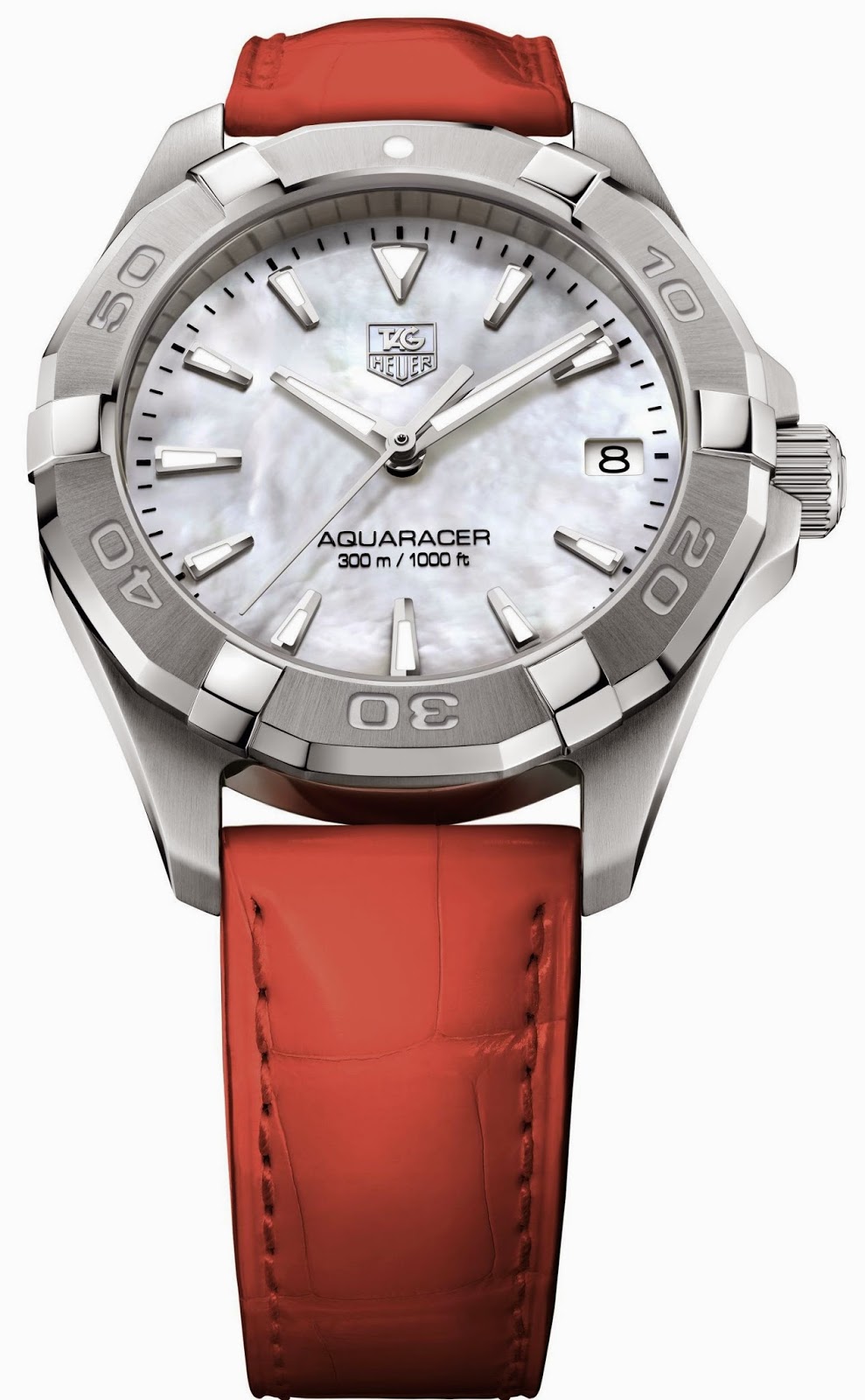 TAG Heuer Aquaracer Lady 300M (32mm) Quartz “Daring Red” Limited ...