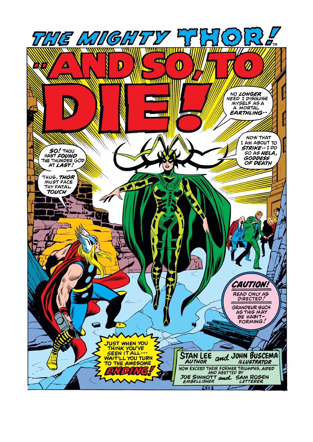 Diversions of the Groovy Kind: Making a Splash: John Buscema Gets Thor ...