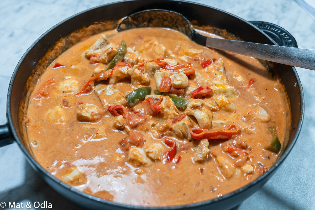 Brasiliansk fiskgryta med kokosmjölk