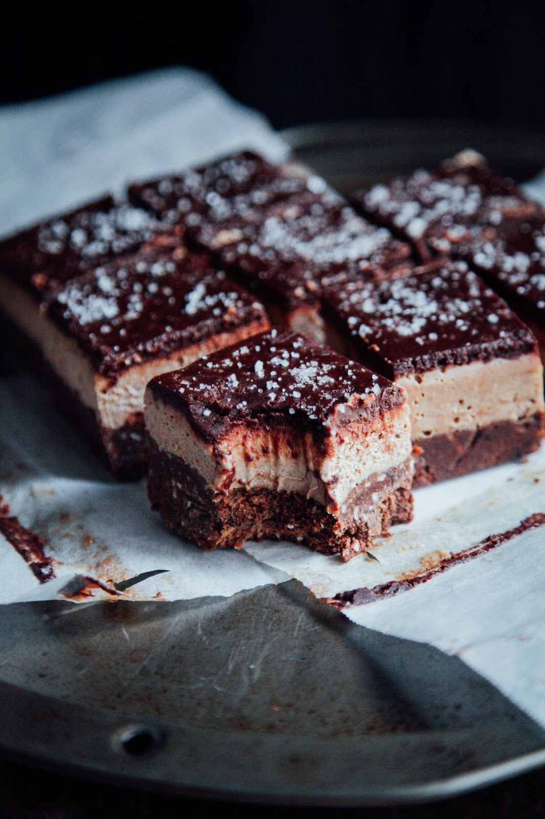 This Rawsome Vegan Life: PECAN PRALINE BARS with SALTED CHOCOLATE