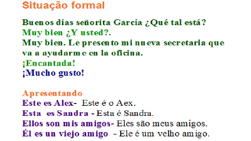 Carpe Diem: PEQUENOS DIÁLOGOS TÍPICOS DE UMA APRESENTAÇÃO