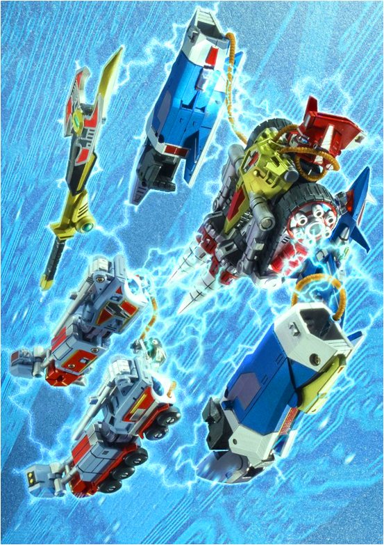 五字頭耗子的玩具觀察: 古立特：合體戰神Powered Zenon