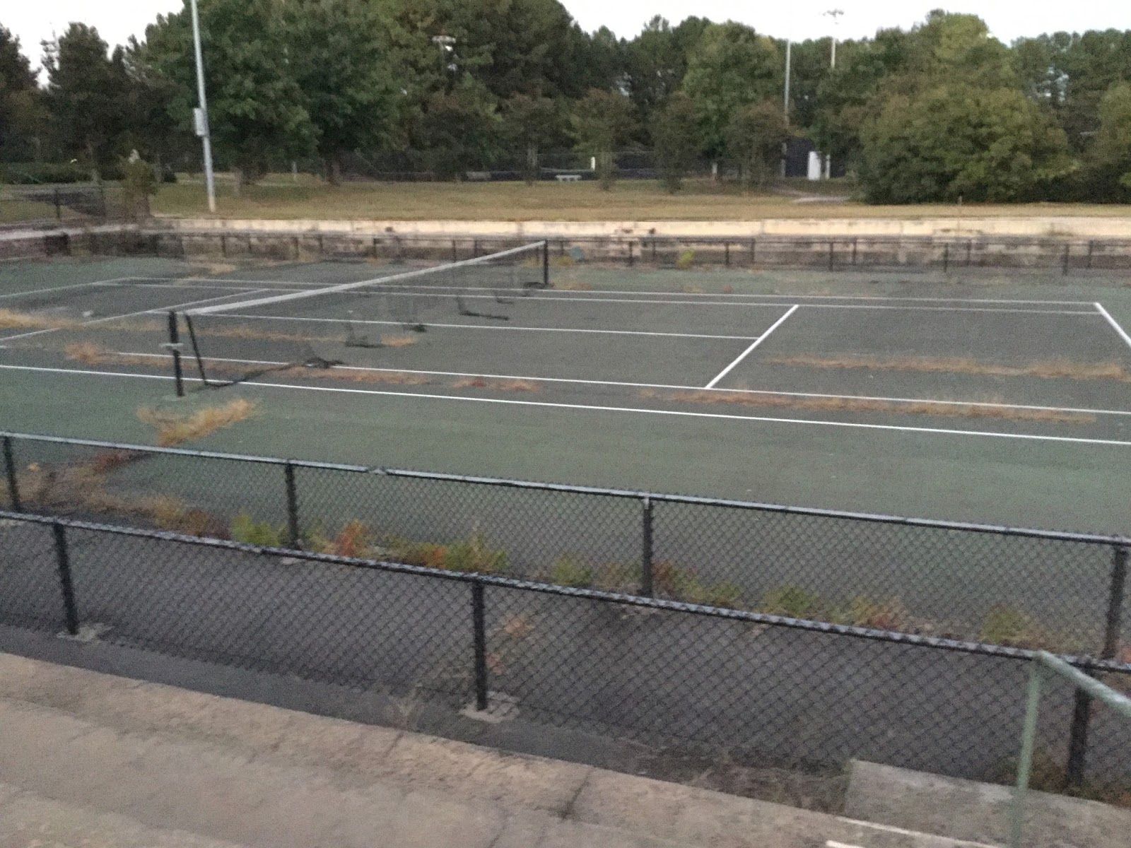 Abandoned Olympic Tennis Stadium (Stone Mountain Tennis Center ...
