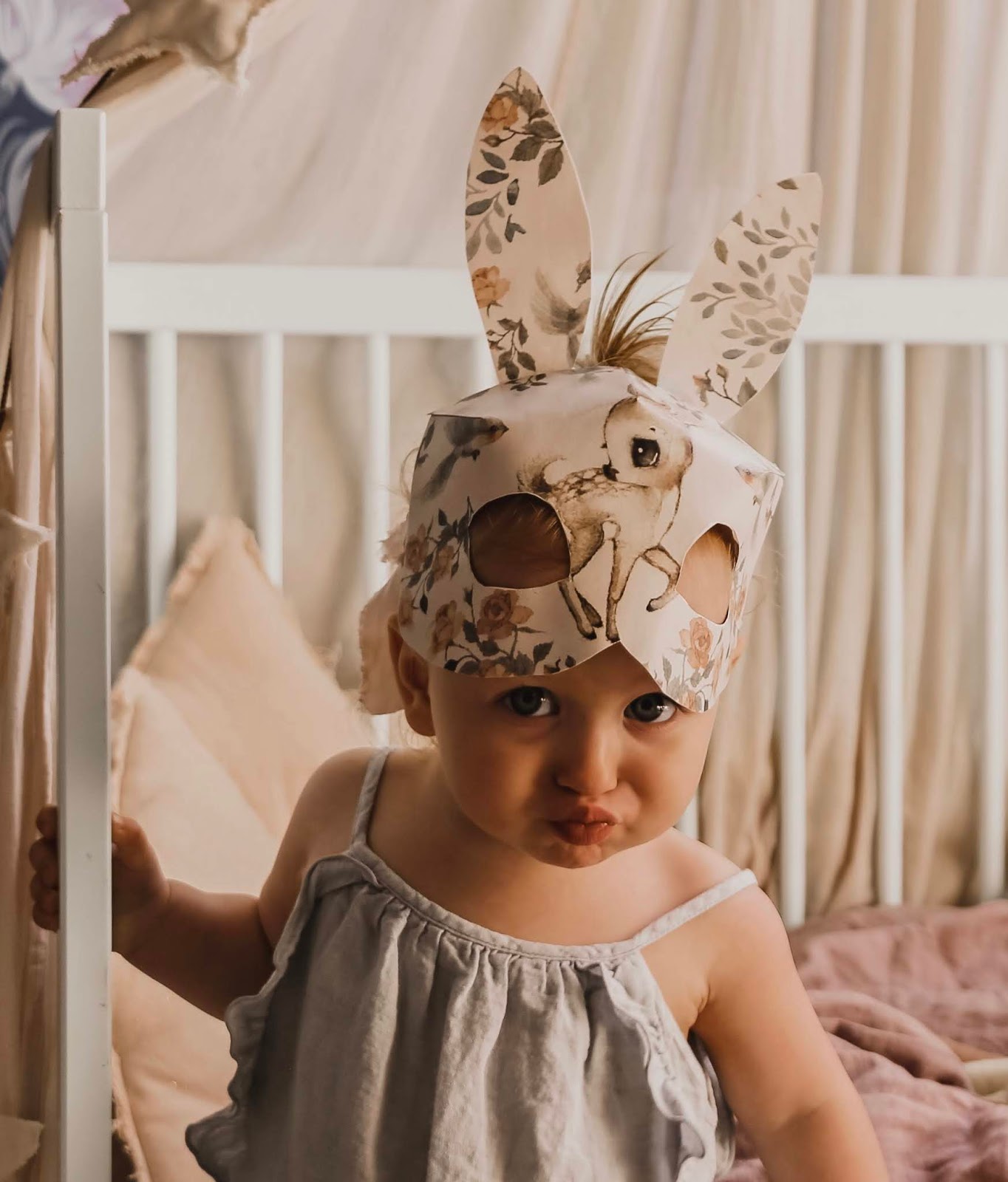 DIY Bunny Mask | My Wild Sparrows