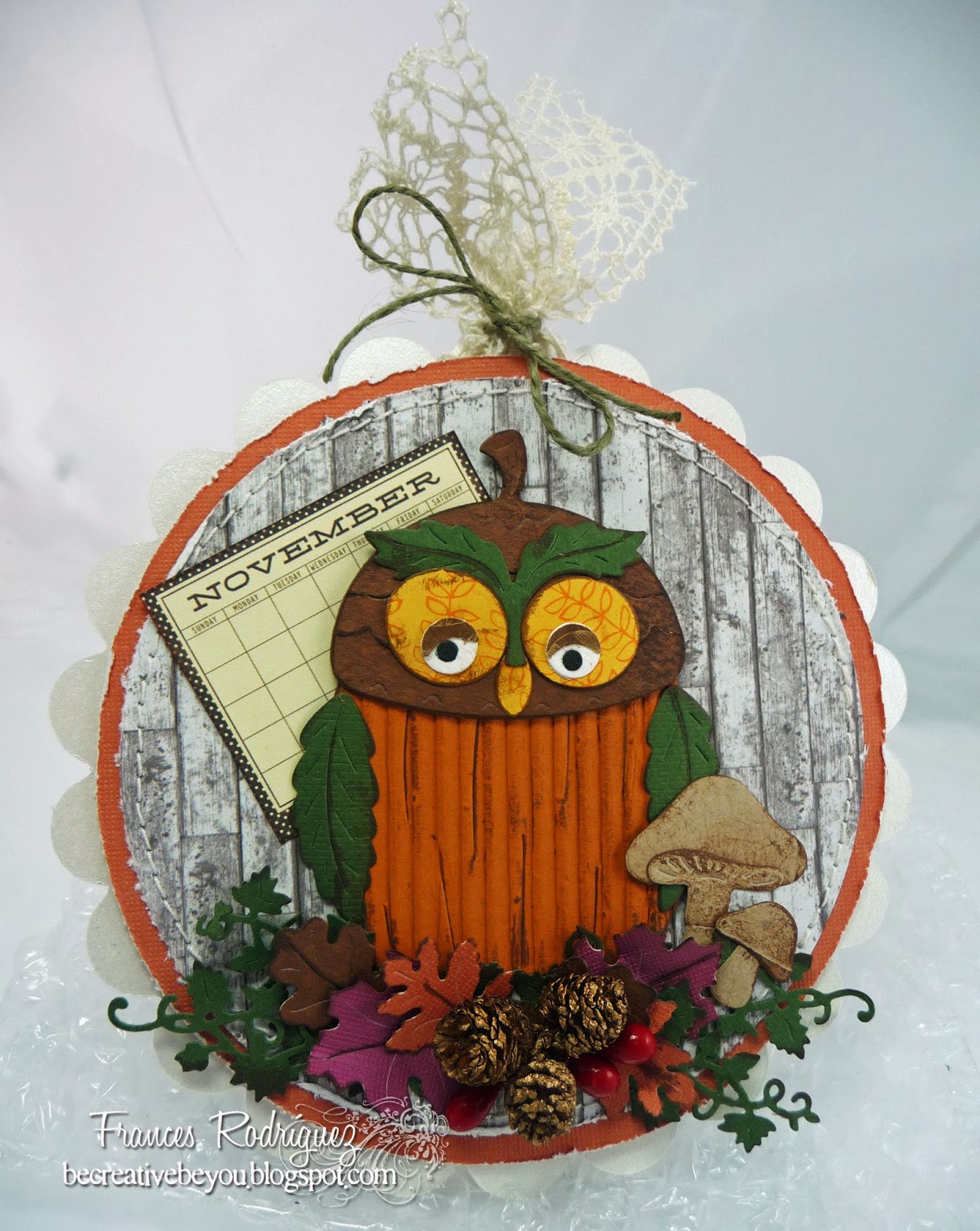 CottageBLOG: Acorn Owl Tag