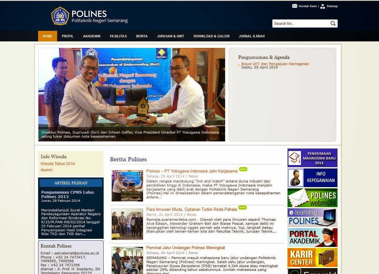 All about Logo: Arti Lambang Politeknik Negeri Semarang (POLINES)