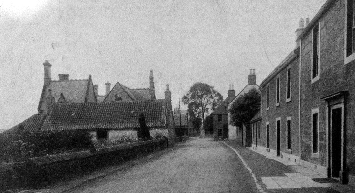 Tour Scotland: Old Photograph Geddes School Culross Fife Scotland