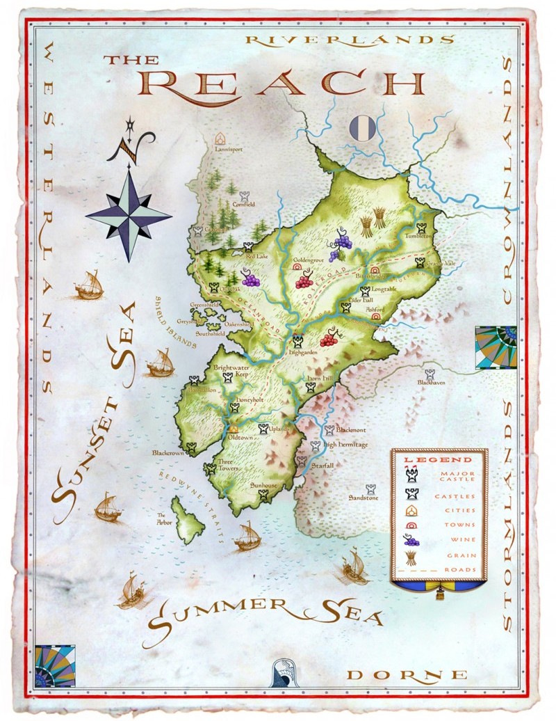 Creating the Seven Kingdoms. Part III: The Reach