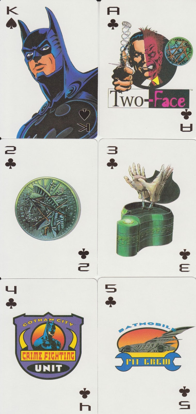 1995 Batman.com : Cards: Playing Cards - Part 1