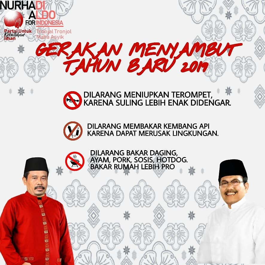 12 Meme Kocak 'Nurhadi - Aldo' Pasangan Capres Cawapres Dunia Maya