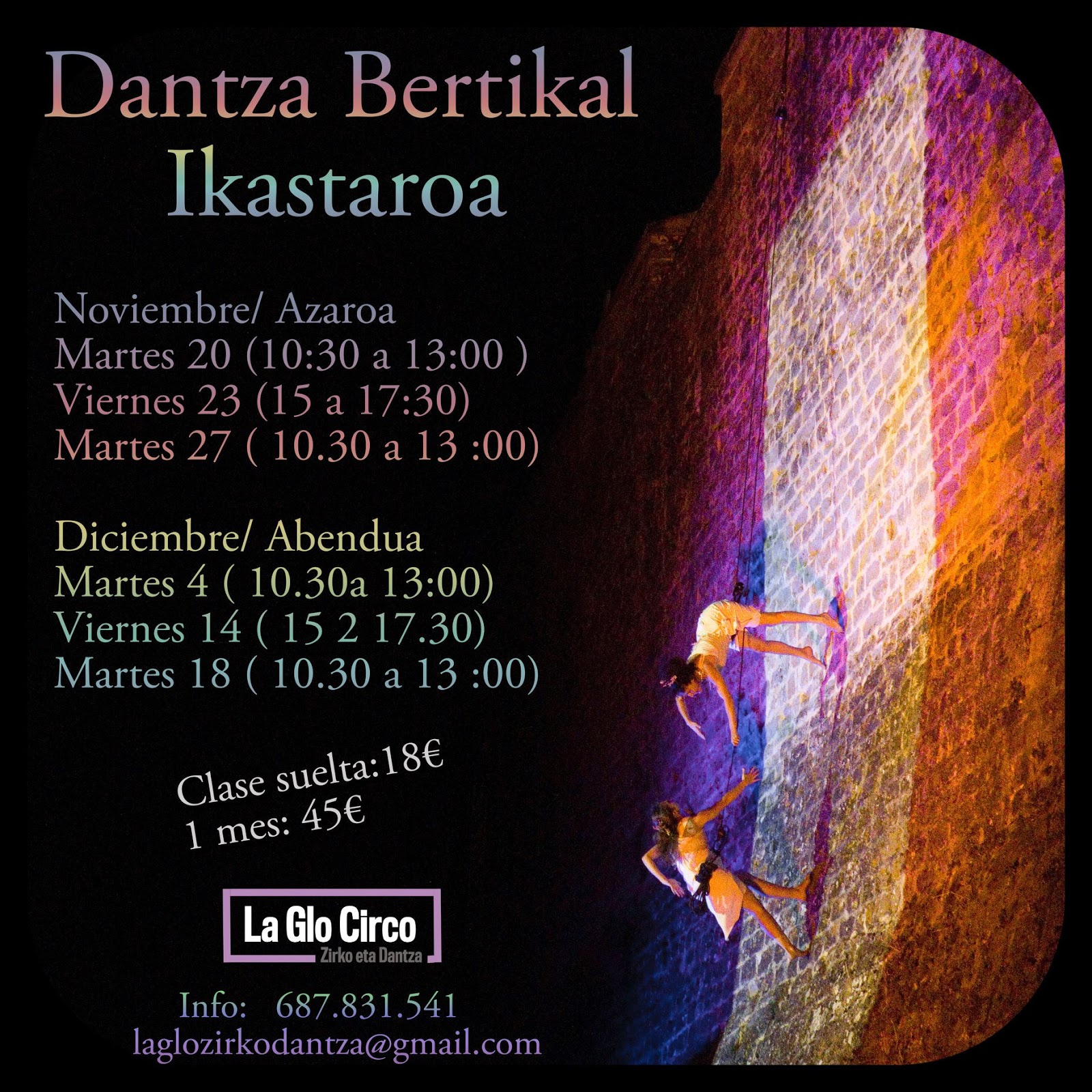 vertical dance network: La Glo Circo