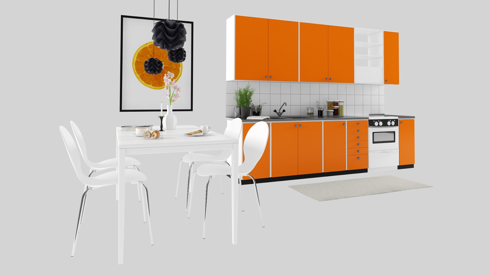 templates 3D: Kitchen & Dining