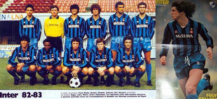Football teams shirt and kits fan: Retro Inter Milan 1982-83 kits