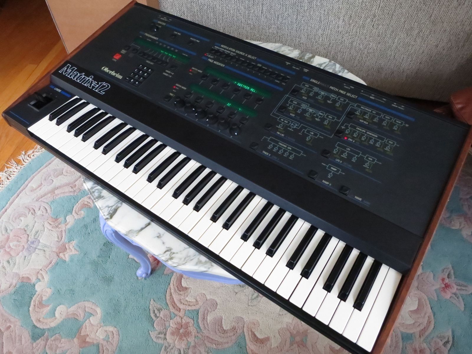 MATRIXSYNTH: Oberheim Matrix 12 - beautiful analog synth USA model 24 ...