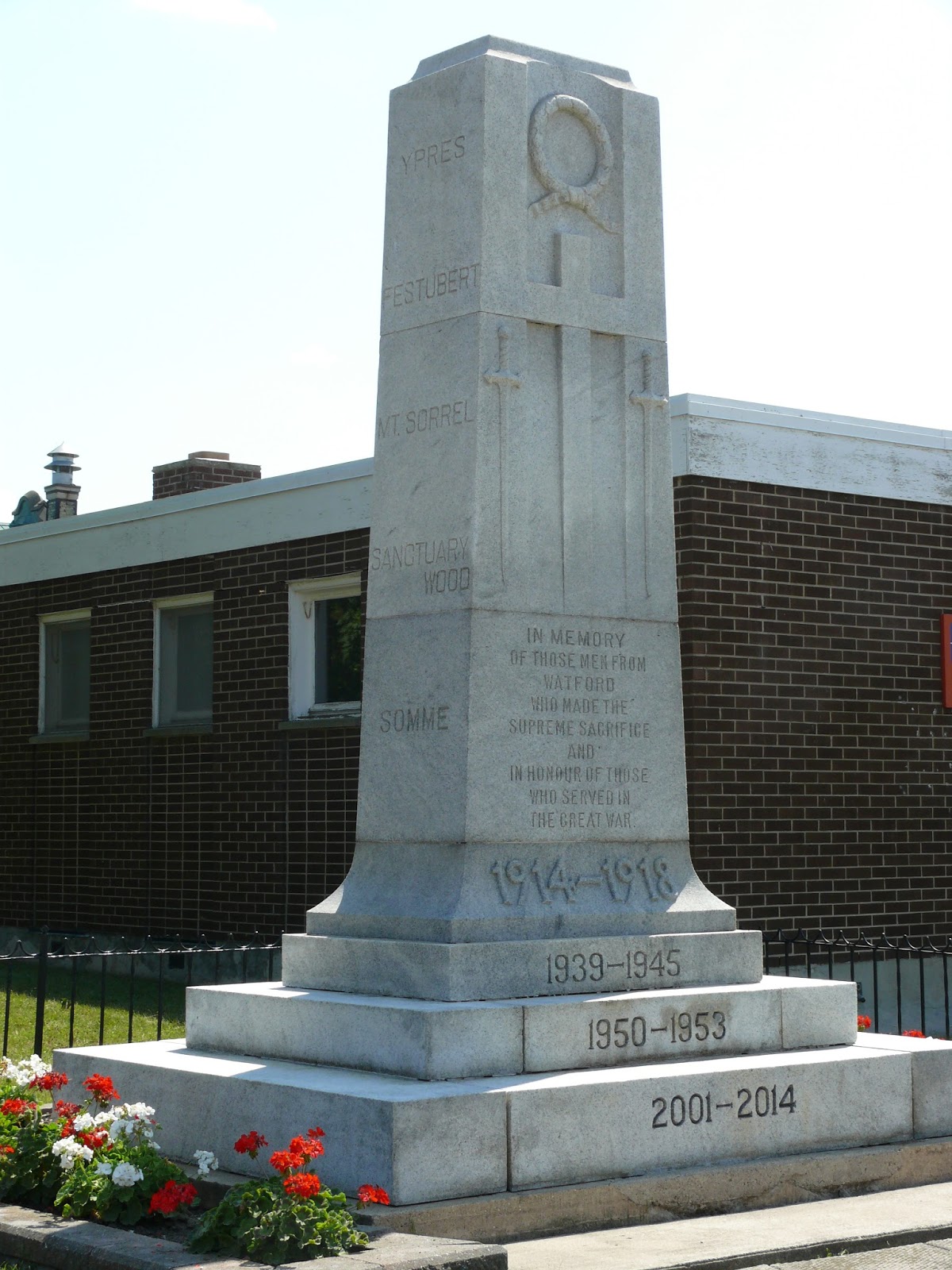 Ontario War Memorials: Watford