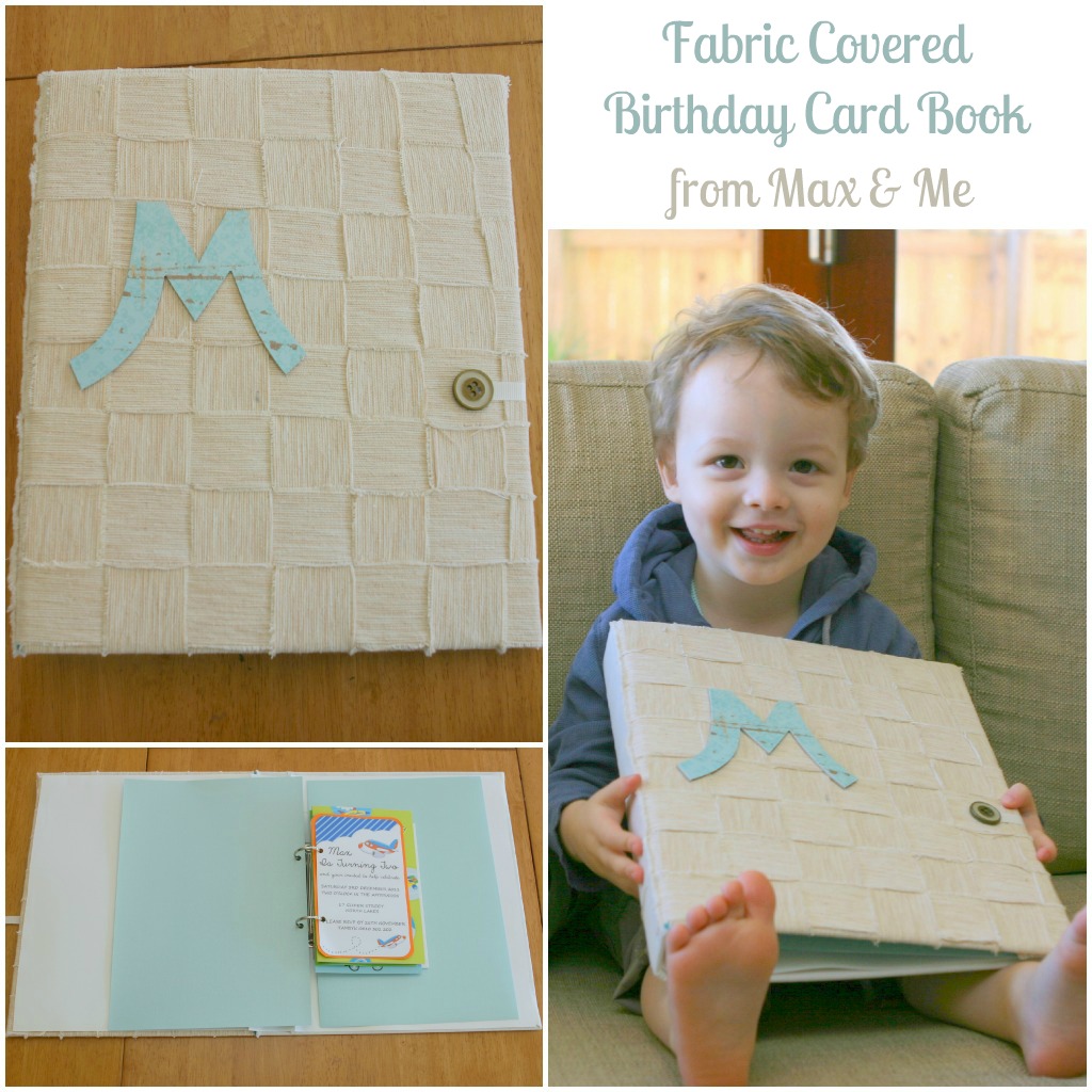 Max & Me: DIY Birthday Card Book