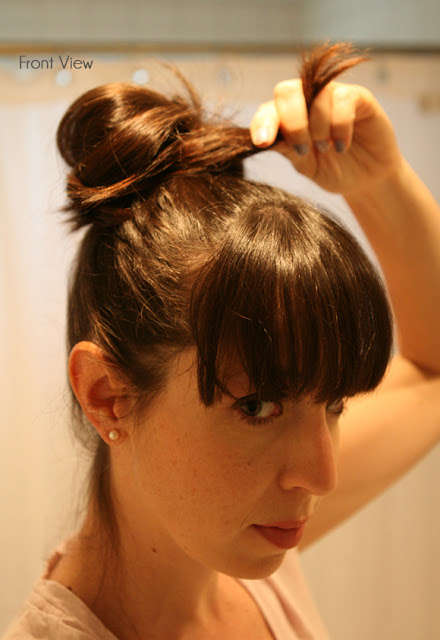 Four Flights of Fancy: Sleek Top Bun Tutorial