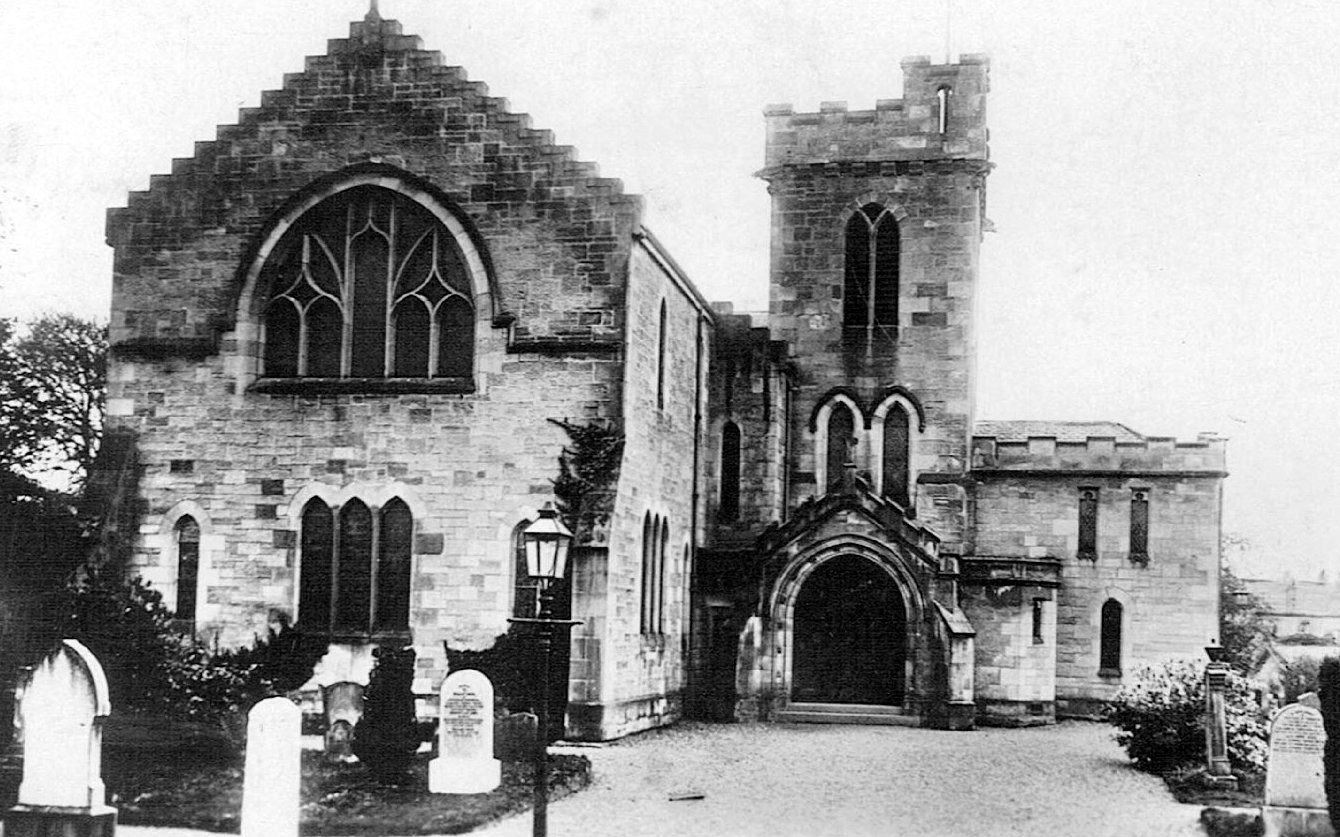 Tour Scotland: Old Photograph New Kilpatrick Parish Church Bearsden ...