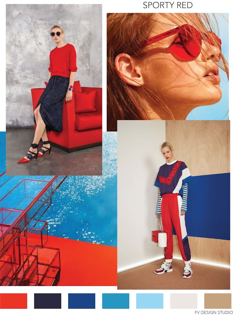 FASHION VIGNETTE: FV TREND X COLOR | SPORTY RED - FALL 2019