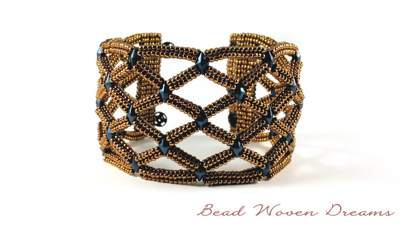 BeadWovenDreams' Lovely Open Framed Beadwork Jewelry Tutorials / The ...