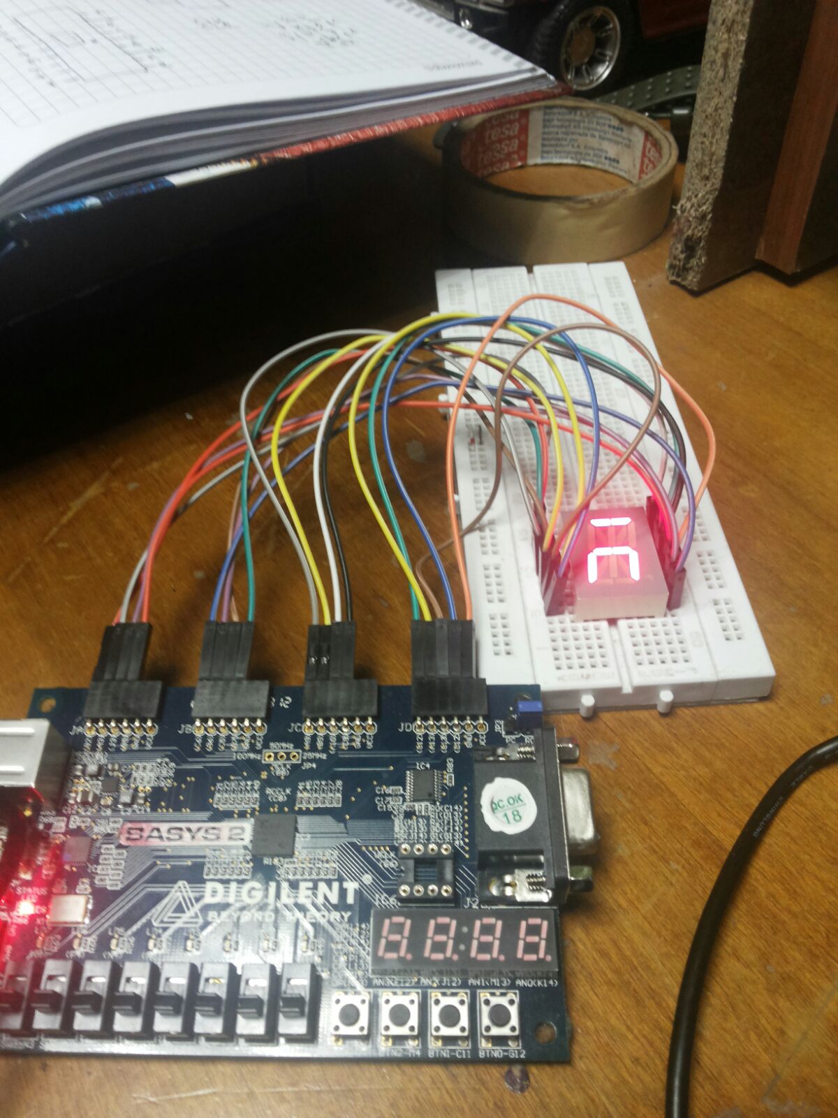 fpga para display 16 segmentos: display 16 segmentos con fpga