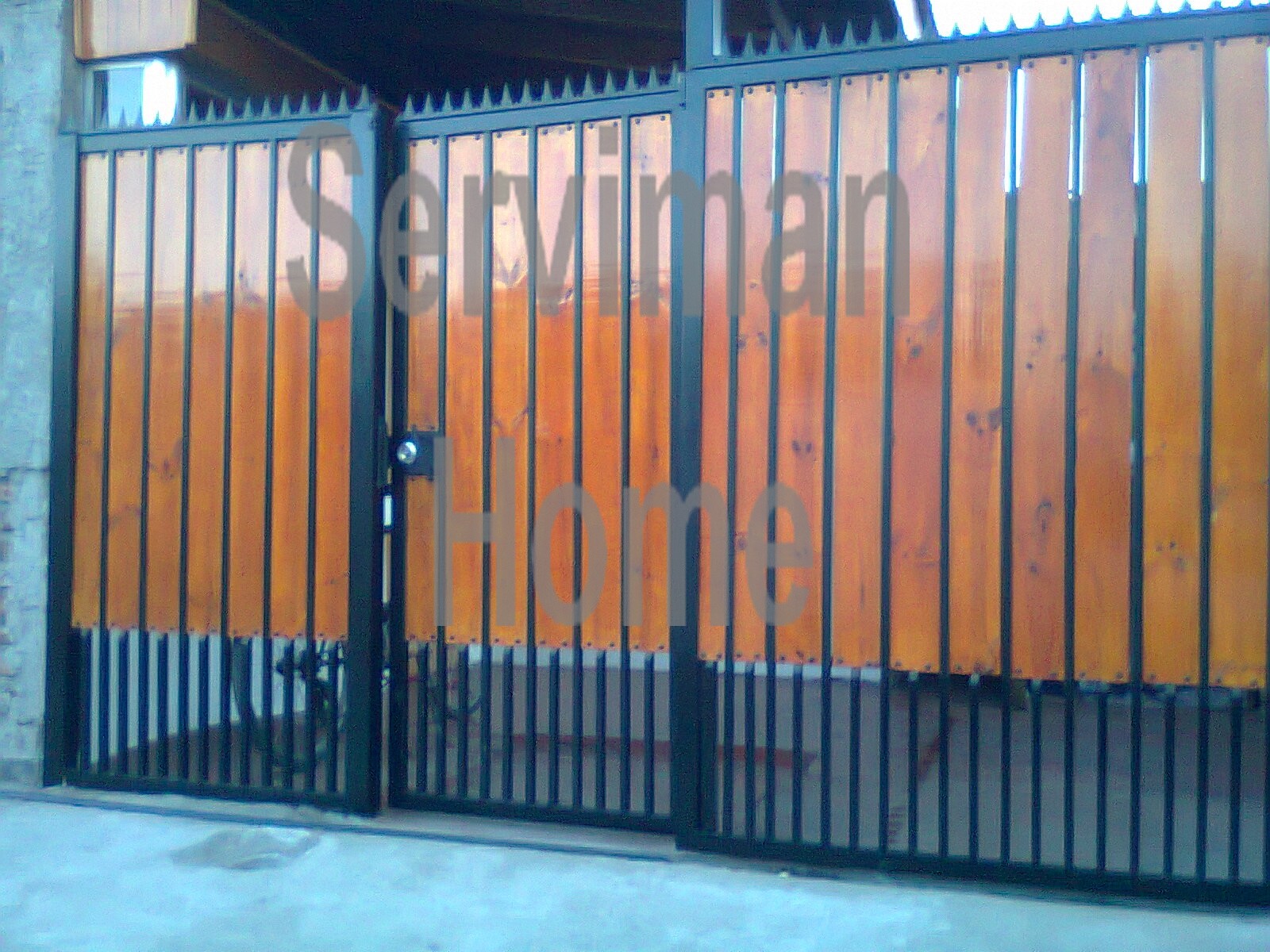 Serviman Home: Porton de Corredera y Reja.