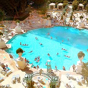 Travel Toursim: Paris Las Vegas Swimming Pool, France