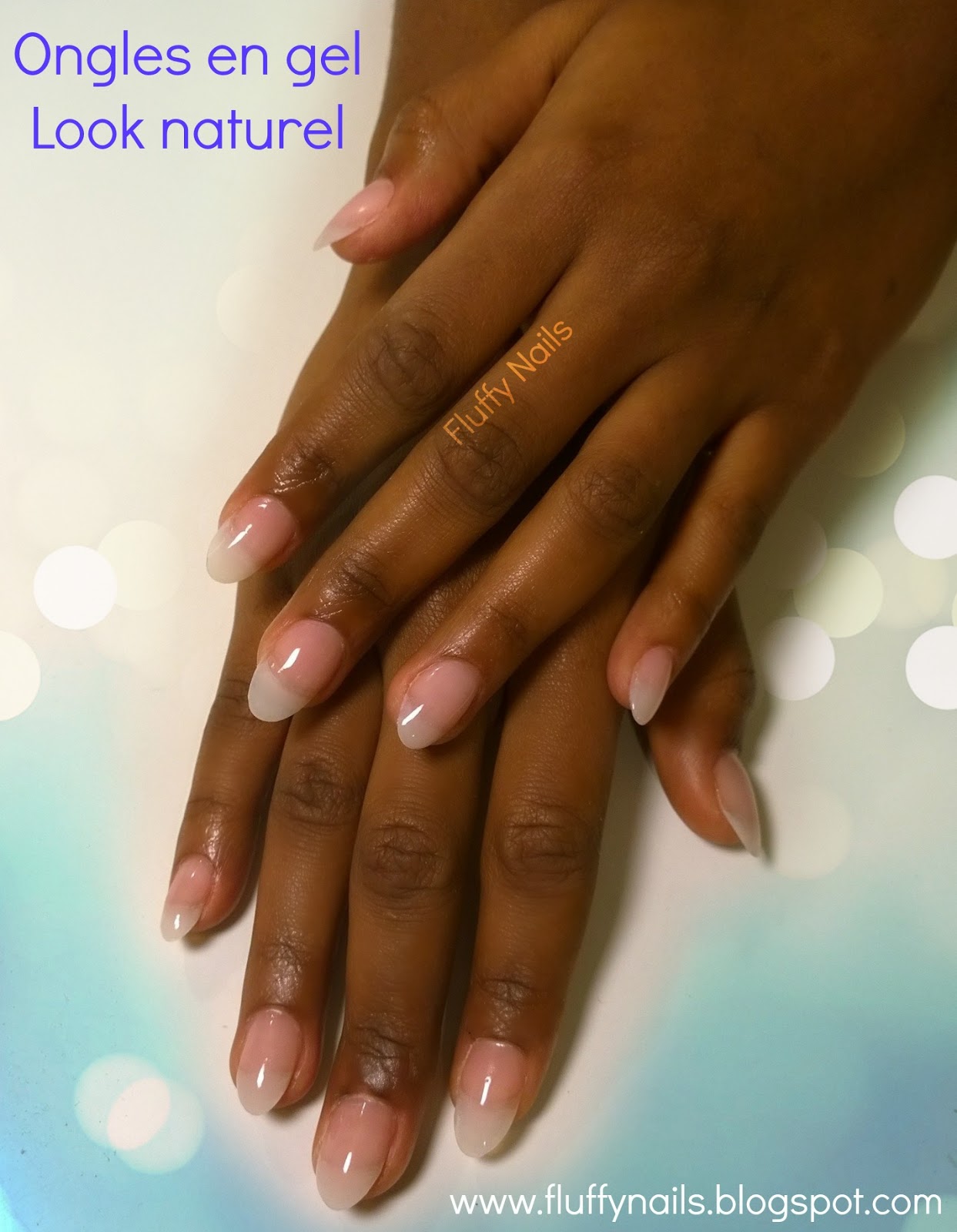 Fluffy Nails: Pose d'ongles en gel naturelle sur Sylvie AVANT-APRES ...