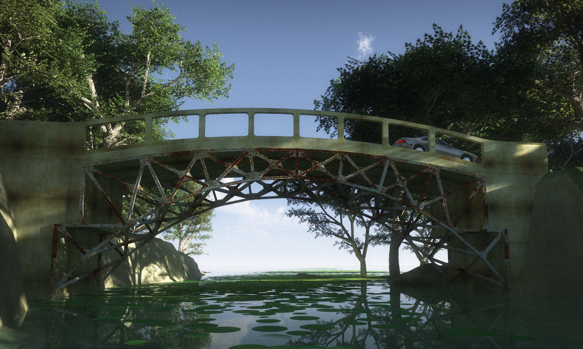 Beautiful Bridge and Water Wallpapers