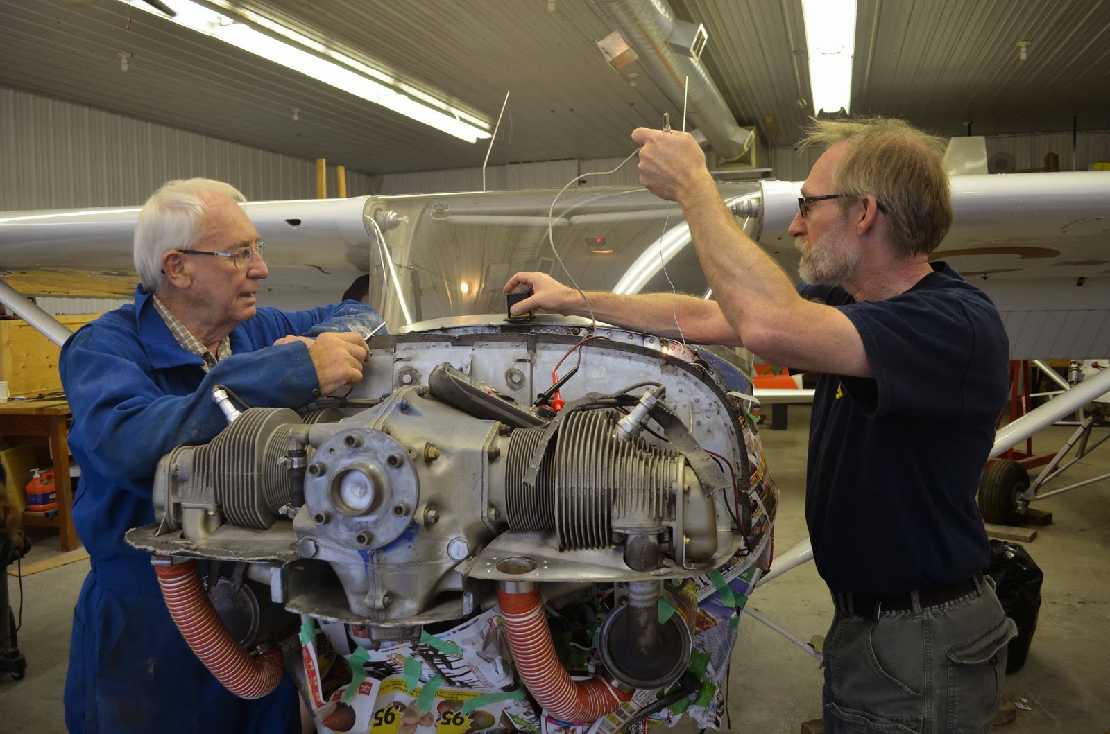RAA Club Plane with 99s Cessna 150 C-FLUG at Lyncrest Airport, Winnipeg ...
