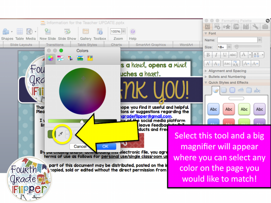 Tried It Tuesday {Matching Font Color to Clipart in PowerPoint ...