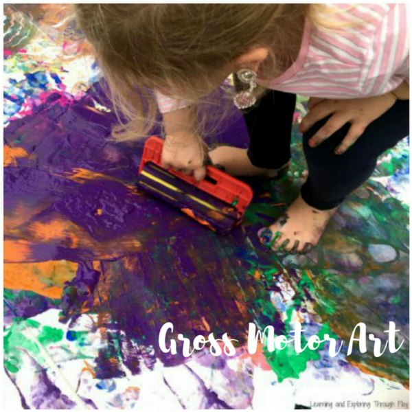 Learning and Exploring Through Play: Outdoor Gross Motor Art
