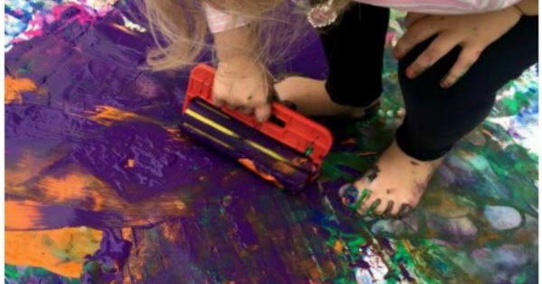 Learning and Exploring Through Play: Outdoor Gross Motor Art