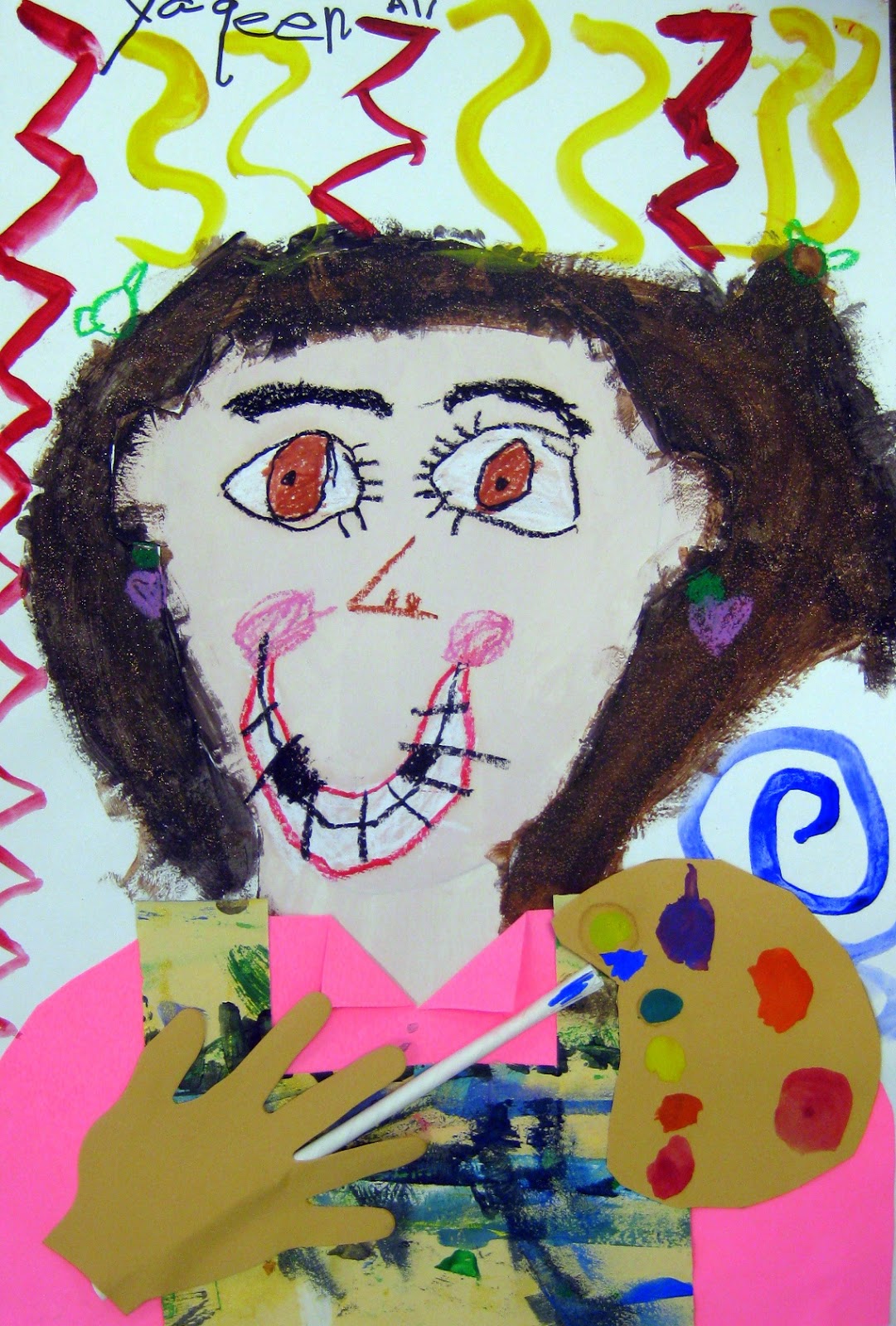 Cassie Stephens: In the Art Room: Kindergarten Self-Portraits as Artists