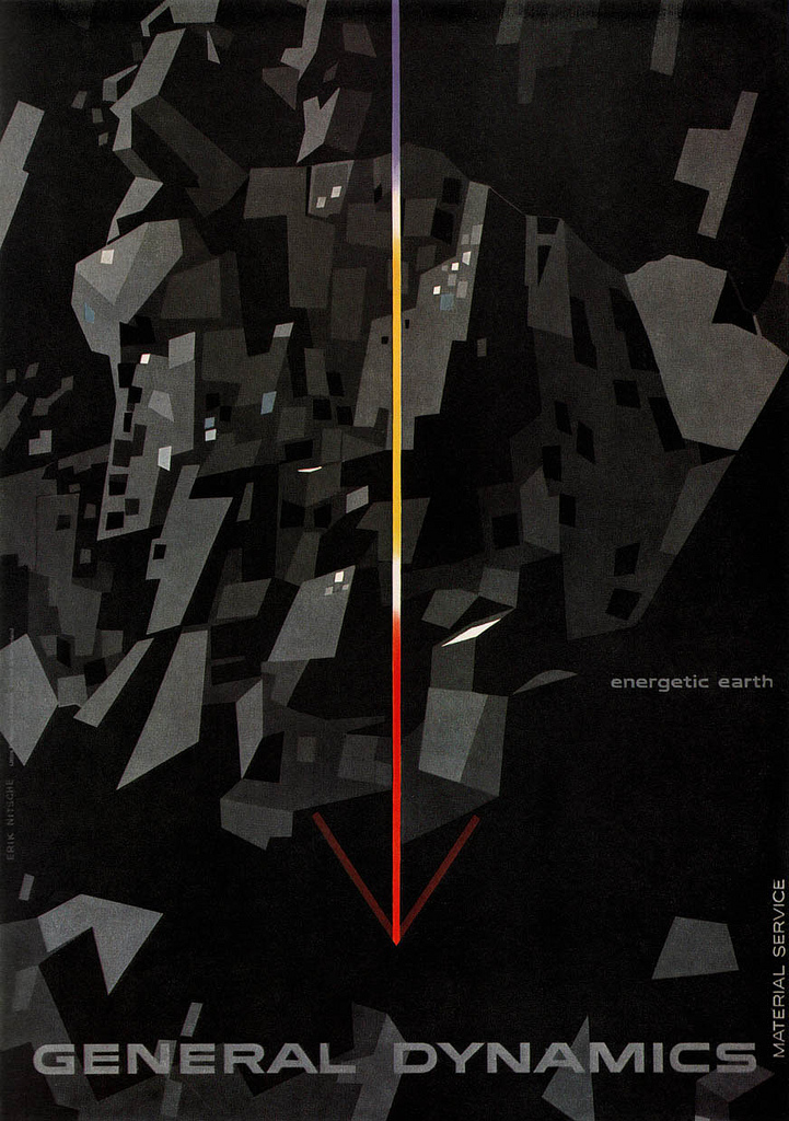 Past Print: Mid-century General Dynamics posters designed by Erik Nitsche