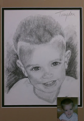 Purely Portraits: Example Pencil Drawings: Toddlers