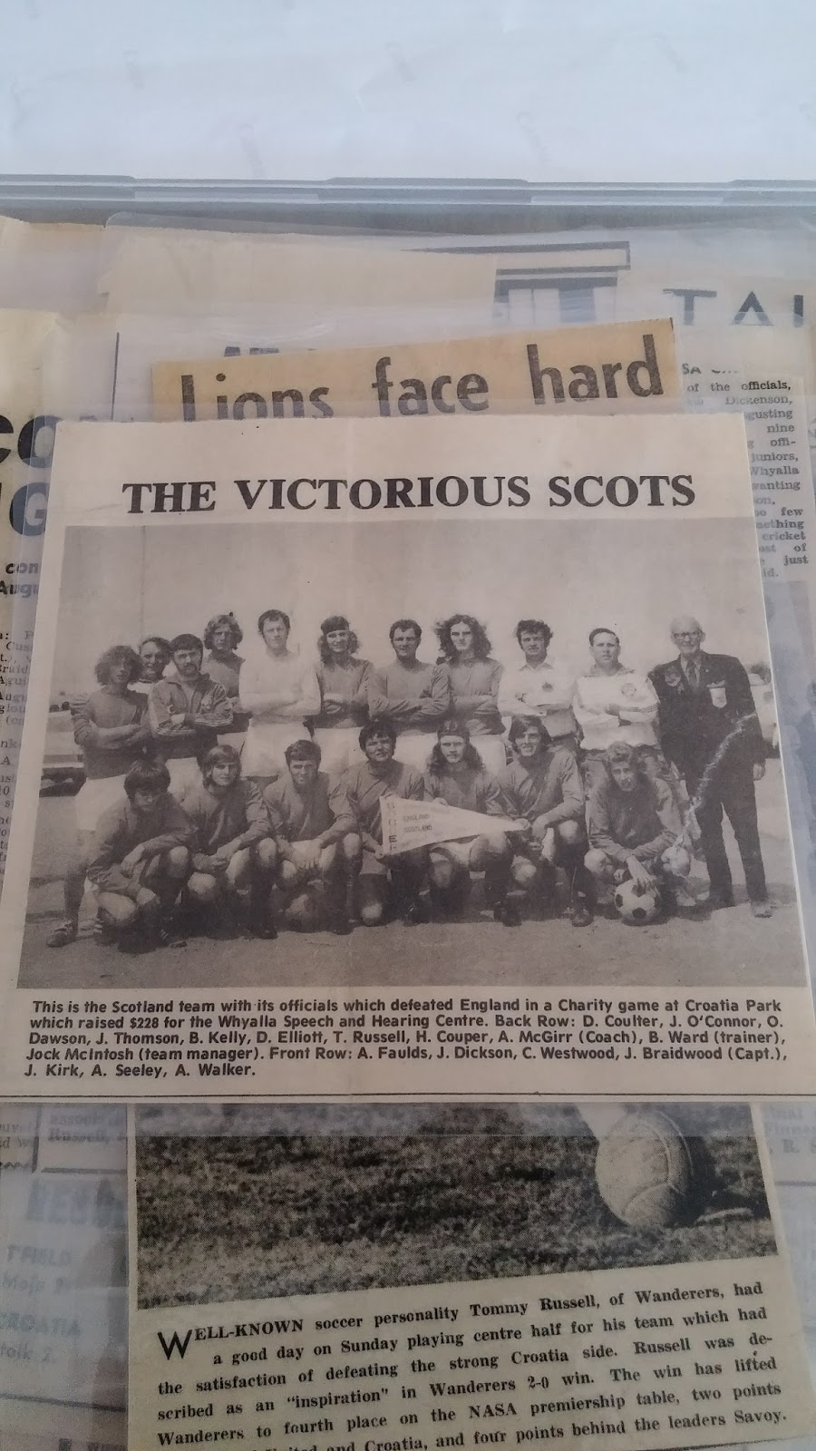 Melbourne Soccer: Whyalla Soccer